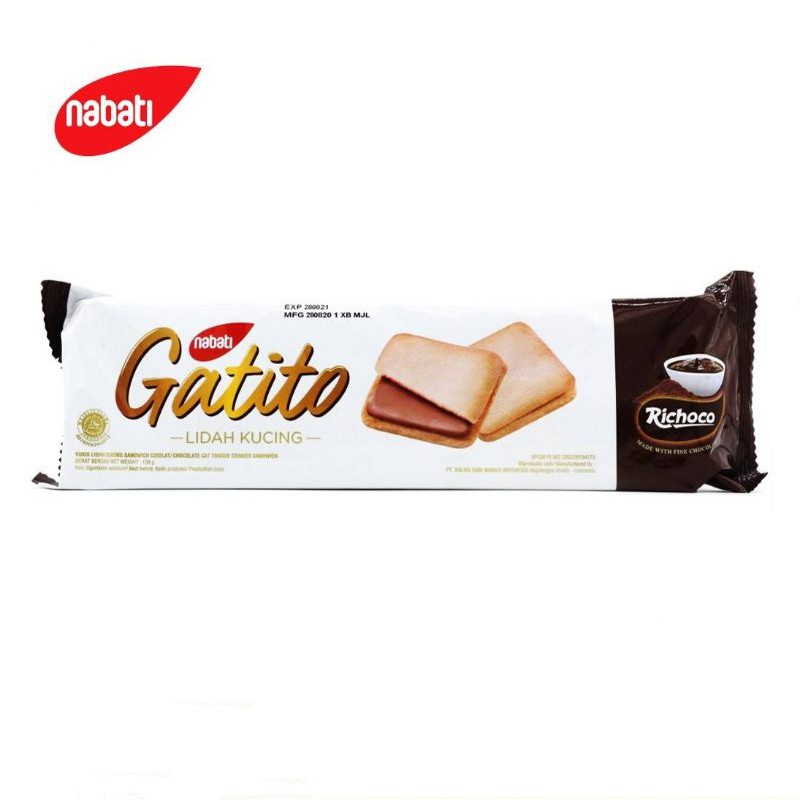 Nabati Gatito Chocolate Cream 128g (Expired Date 11.2021) | Shopee Malaysia