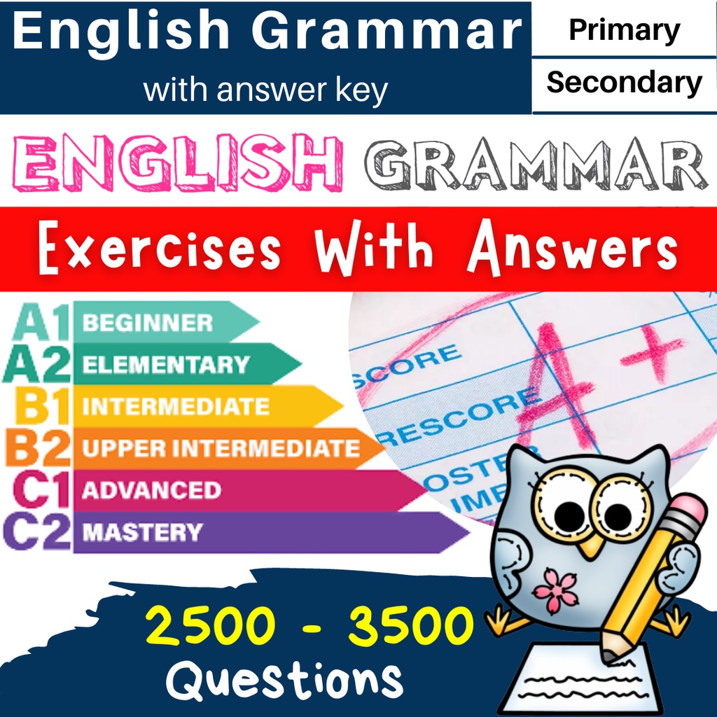 4PS English Grammar Practice With More Than 3000 Questions | Answer ...