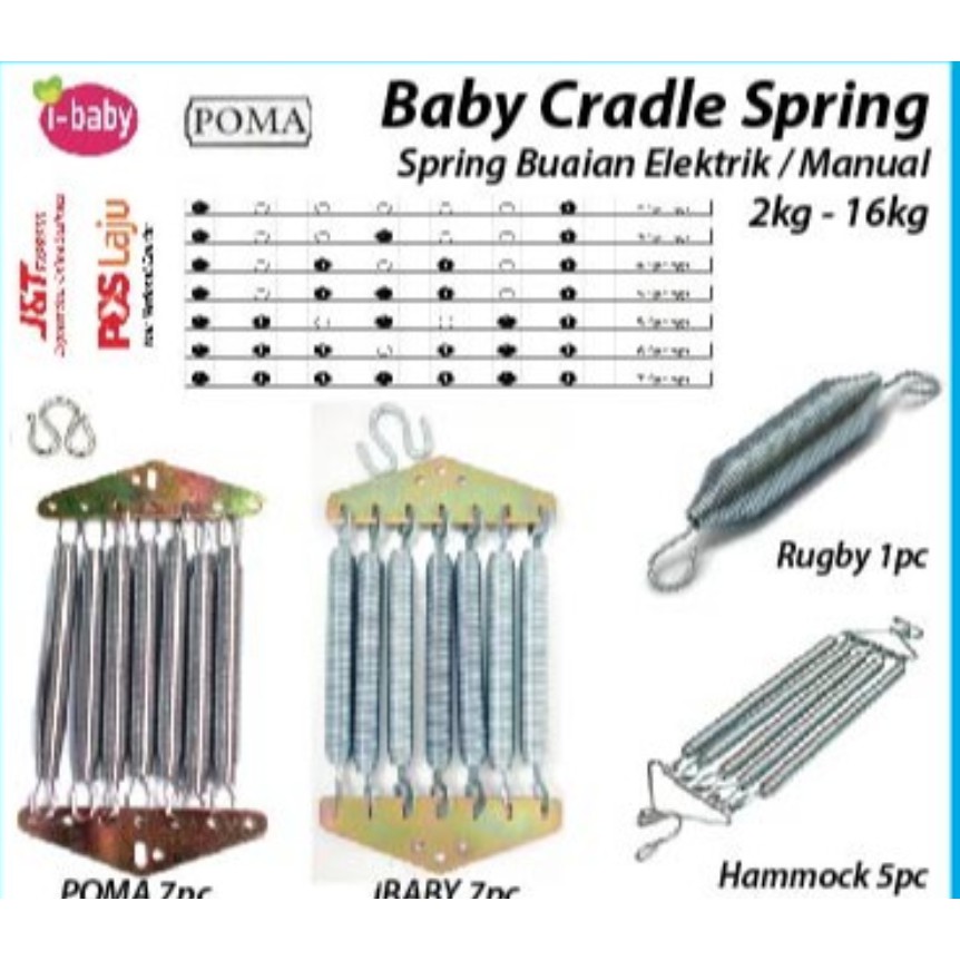 polar / sunflower /kangaroo 7pcs or 5pcs baby cradle spring/ spring ...