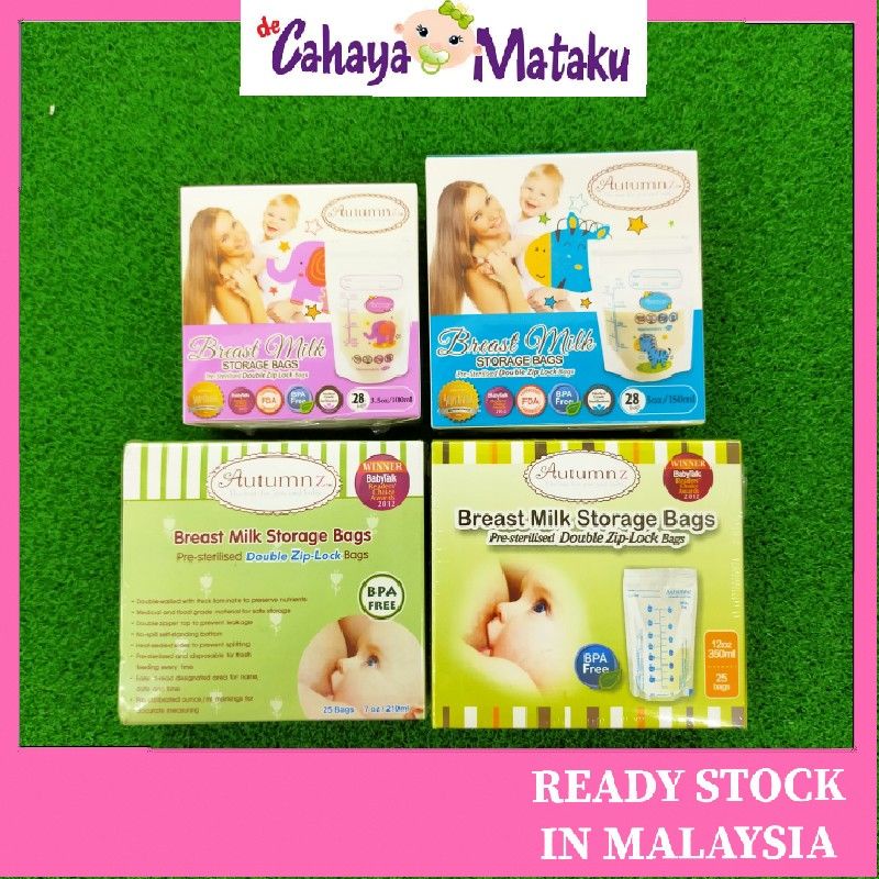 Plastik Simpan Susu / Plastik Menyimpan Susu Badan / Breastmilk Storage ...
