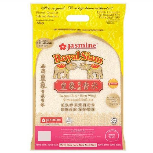 Beras Wangi Jasmine Royal Siam 5kg | Shopee Malaysia