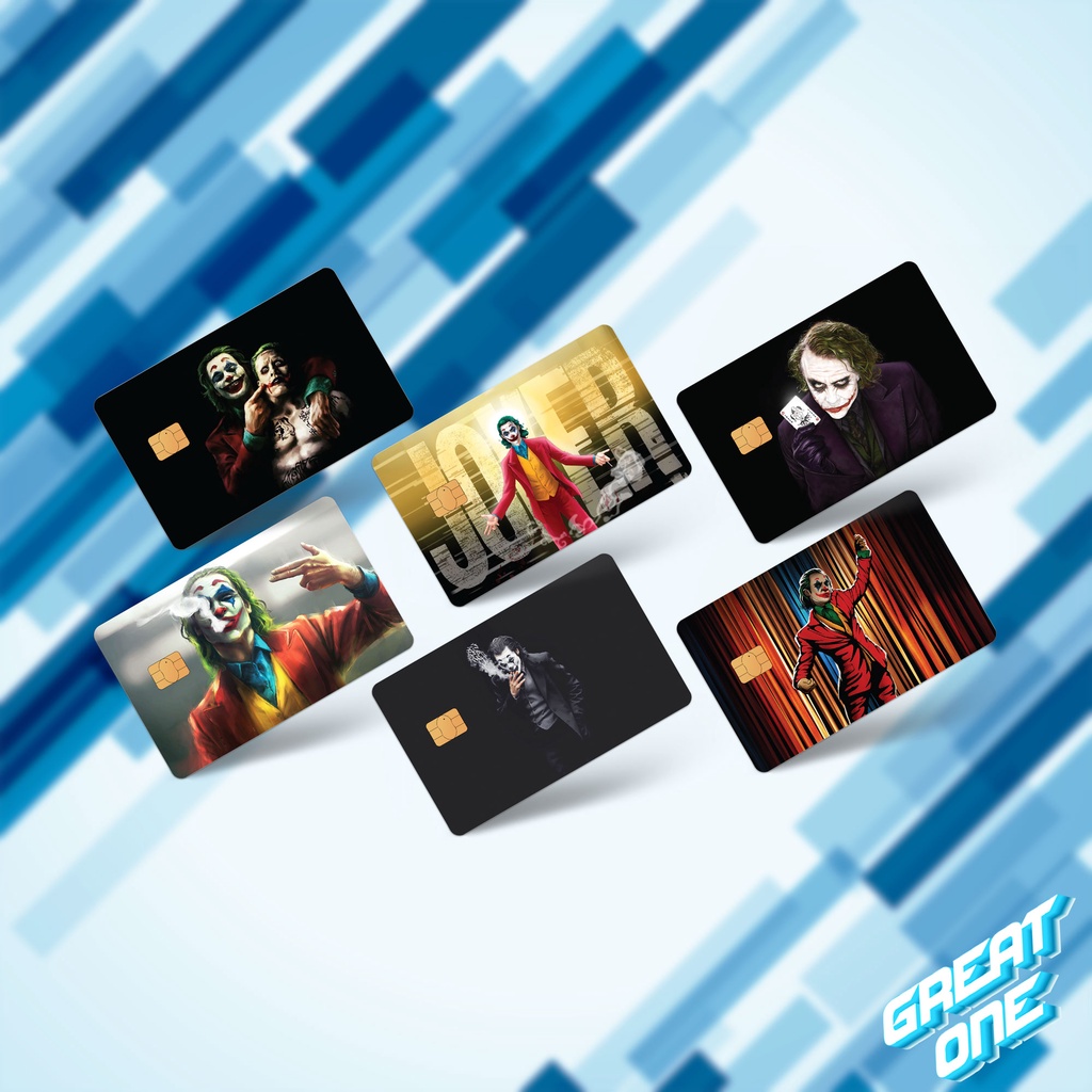 Joker ATM Bank Sticker Card Cover Access Touch n Go Skin Bank Debit ...