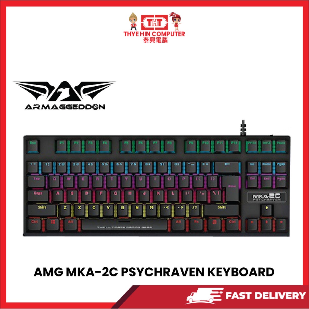 ARMAGGEDDON MKA-2C PSYCHRAVEN KEYBOARD | Shopee Malaysia