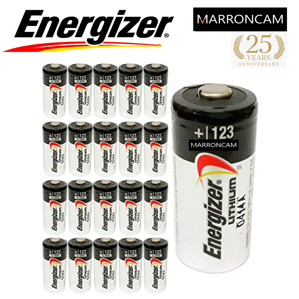 Energizer Lithium CR123A 3V Photo Lithium Batteries (EXPIRY DATE 2030 ...