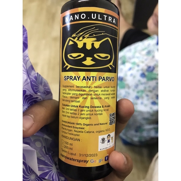 Nano ultra Anti Parvo untuk Kucing Parvo dan Selesema Berpanjangan ...