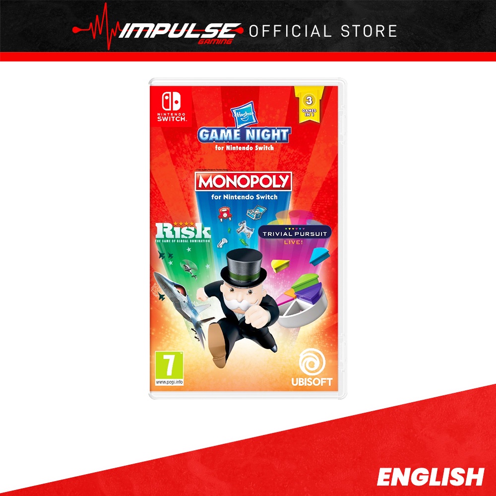 NSW Nintendo Switch Hasbro Monopoly Game Night Eng Version | Shopee ...