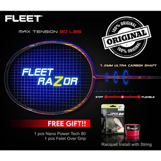 Fleet Speed Racket Badminton Racket Raket Badminton Original Racquet ...