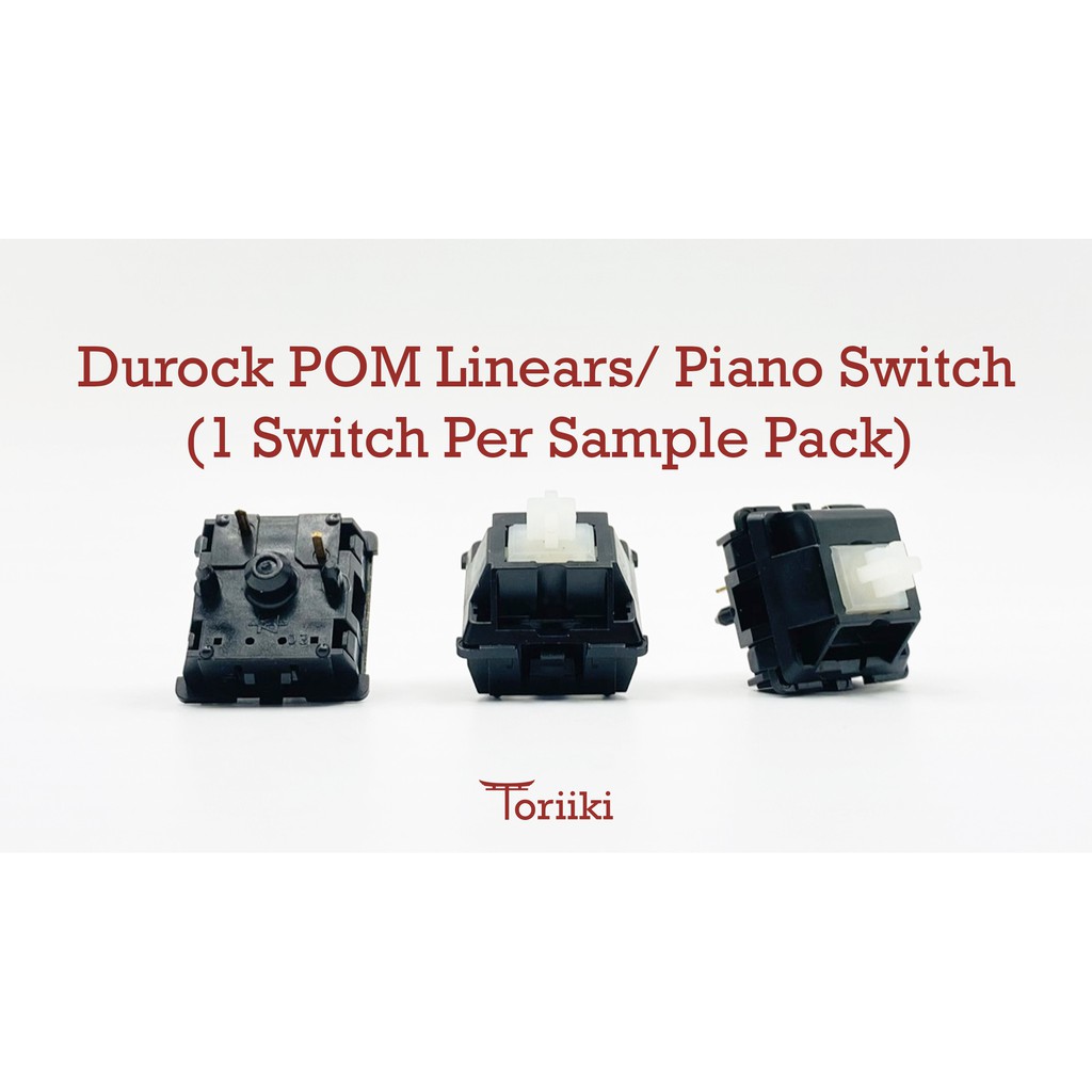 Durock / JWK POM Linear/POM Piano Switch Sample Pack(1 Switch Per ...