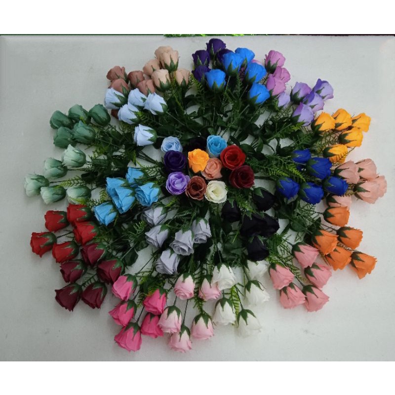 ***Ready Stock***RS38 Rose bud bunga kuncup, hiasan pelamin, hiasan ...