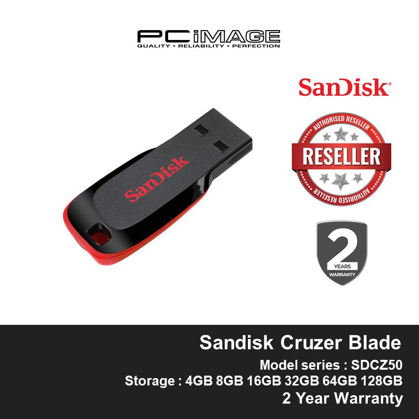 SanDisk Cruzer Blade USB Flash Drive CZ50 (32GB) | Shopee Malaysia