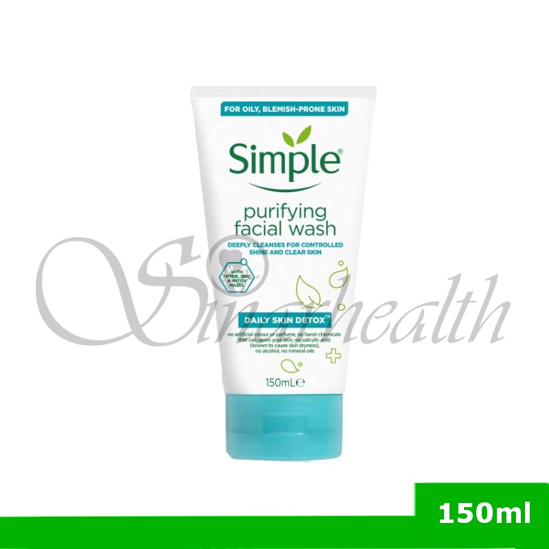 SImple Purifying Facial Wash Daily Skin Detox 150ml | Shopee Malaysia