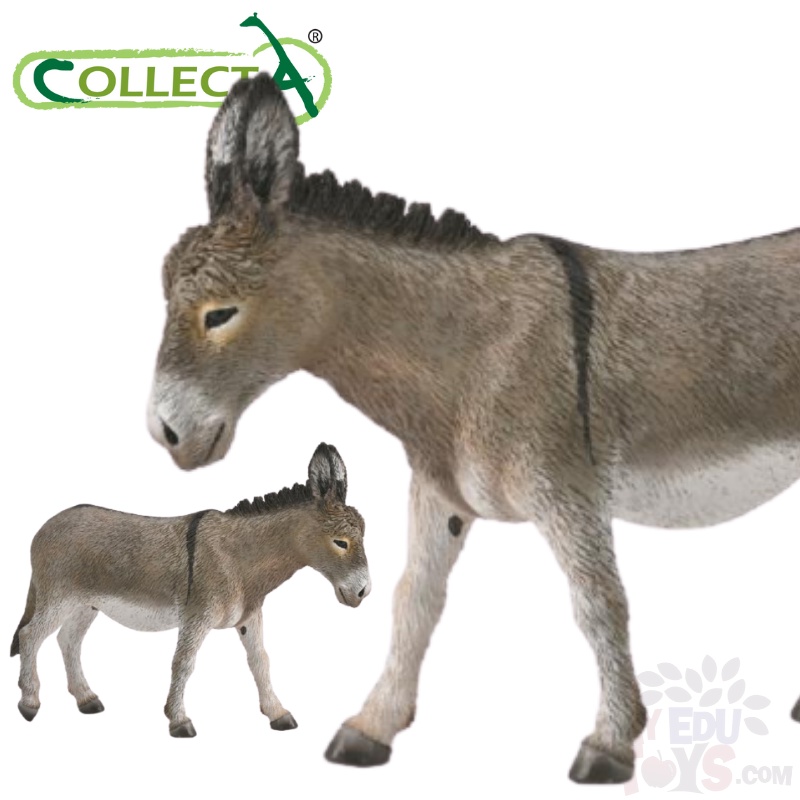 Donkey - Collecta 88934 Wild Life Animal Action Figures / Toys Figurine ...