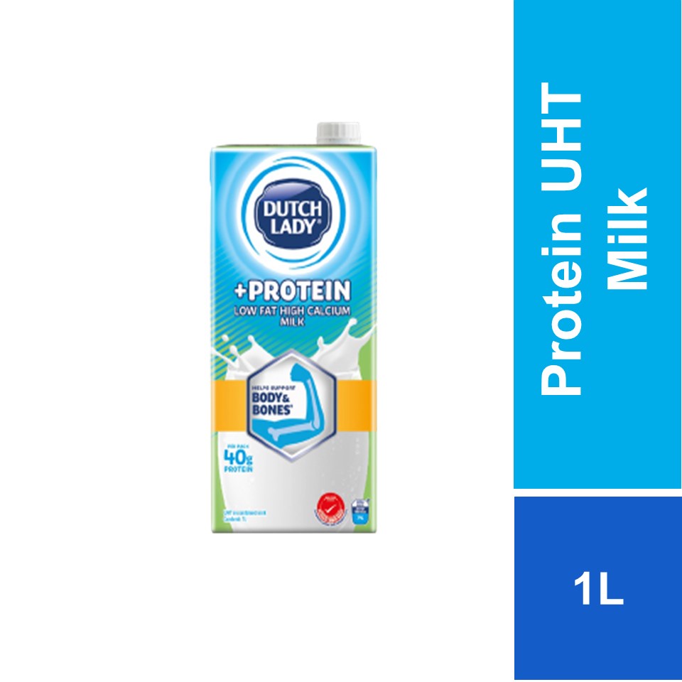Dutch Lady +Protein UHT Milk 1L | Shopee Malaysia