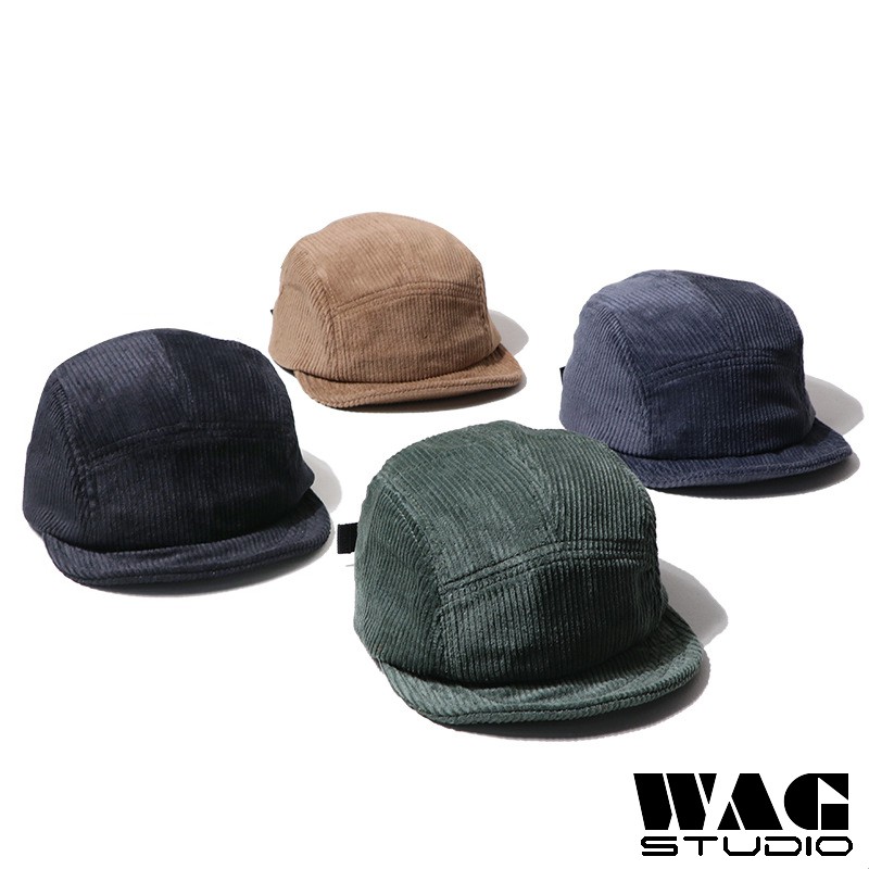 WAG Hat | Ready Stock Plain Corduroy 5 Panel Cap Running Baseball Cap ...