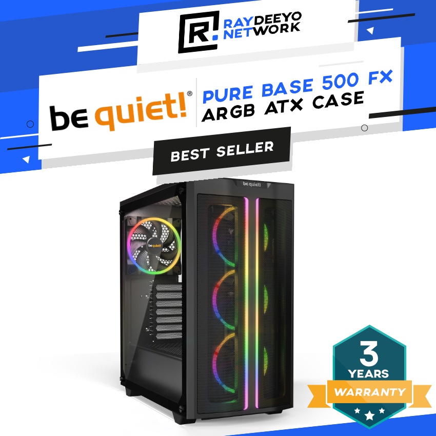 be quiet! Pure Base 500 FX ARGB ATX Case [Included PWM & ARGB Hub/High ...