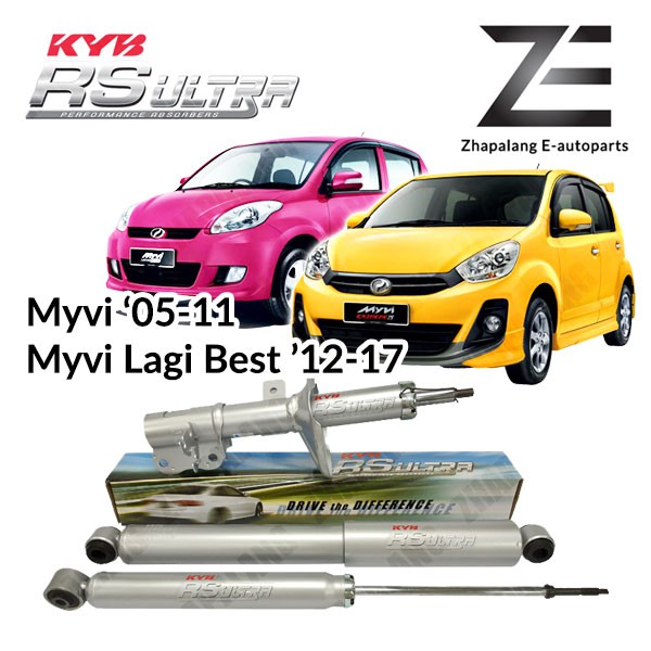 Kayaba rs ultra perodua myvi '05-17 lagi best absorber kyb rs front and rear | BeeCost
