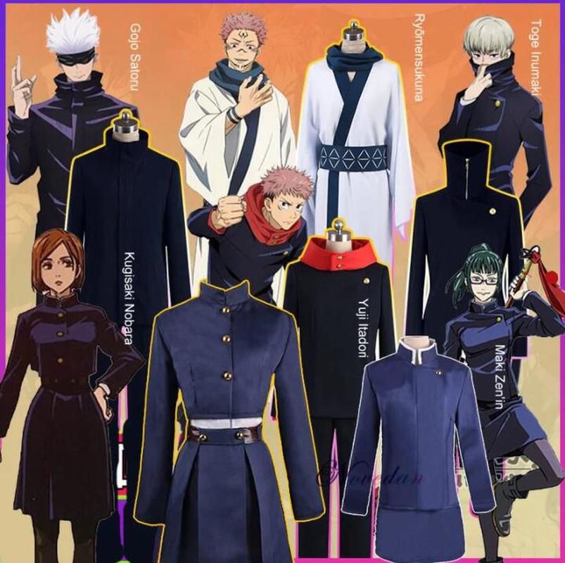 Jujutsu Kaisen Anime Yuji Itadori Cosplay Costume Kugisaki Nobara ...