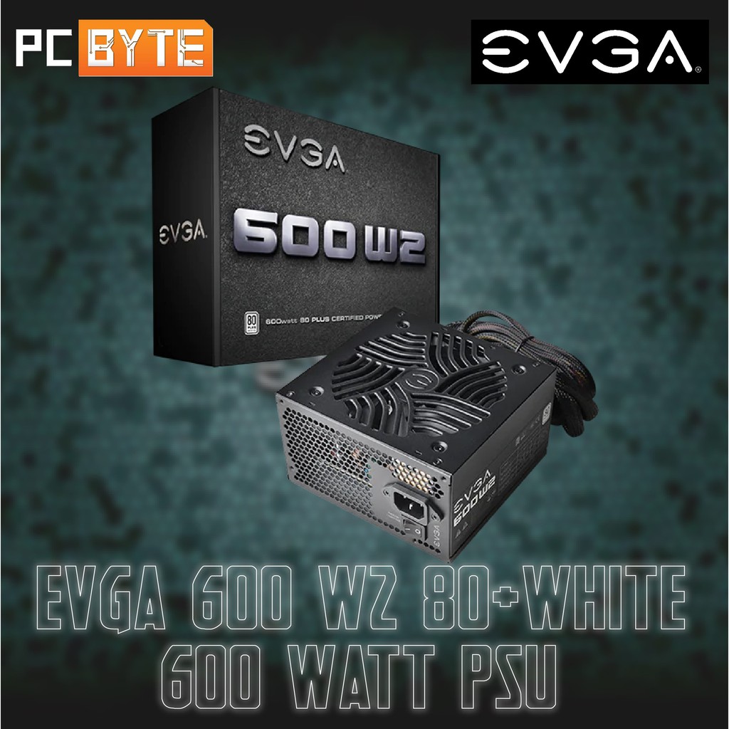EVGA 600 W2 80+ White Power Supply (600W) | Shopee Malaysia