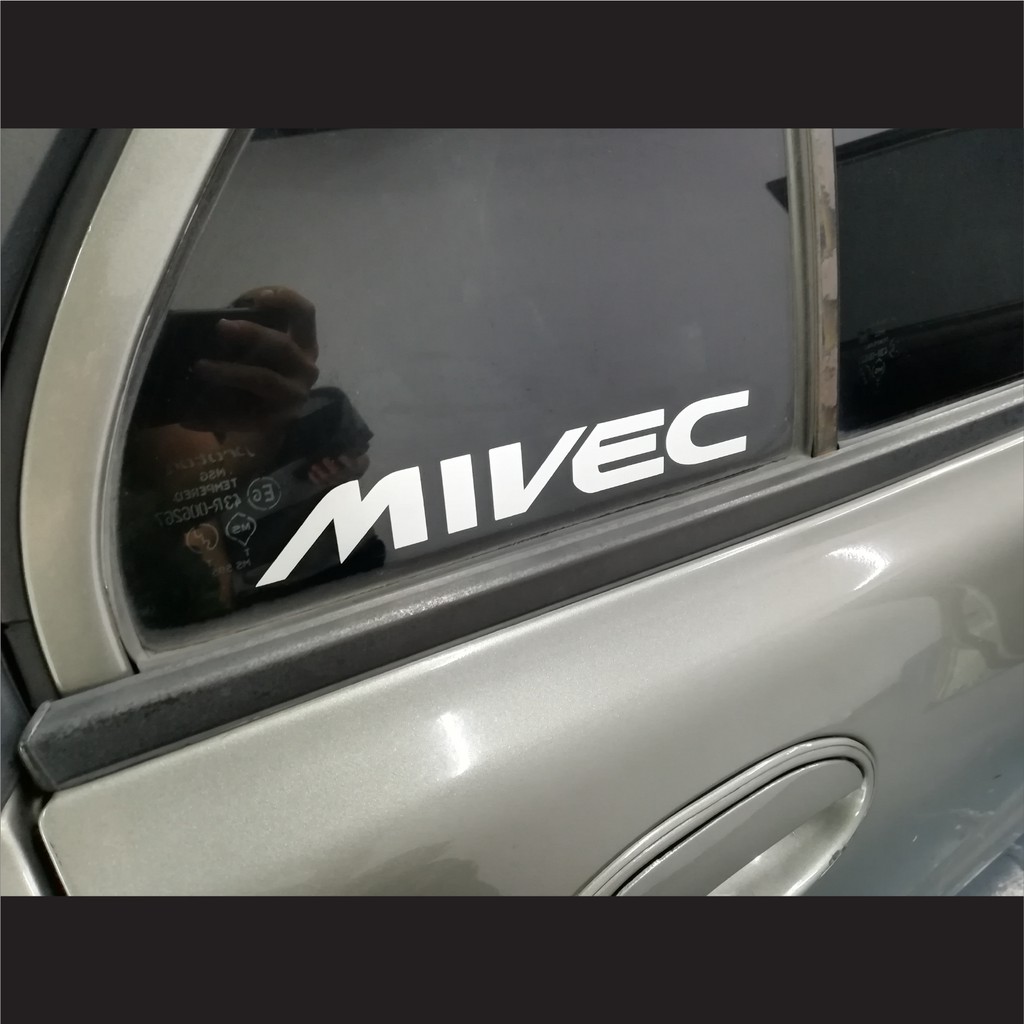 MIVEC CAR DECO STICKER (Ready stock) | Shopee Malaysia