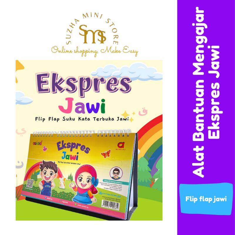 ABM- Belajar Suku kata Jawi -Flip Flap Jawi Ekspres | Shopee Malaysia