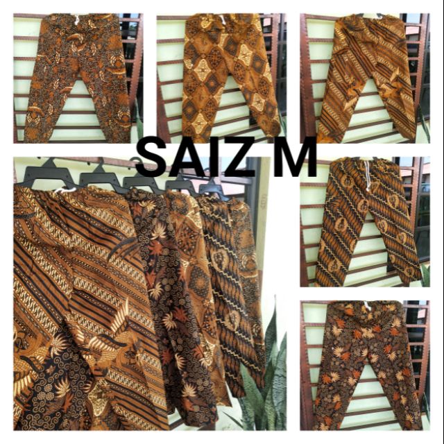 Seluar batik unisex random corak/lelaki perempuan sesuai pakai/ batik ...