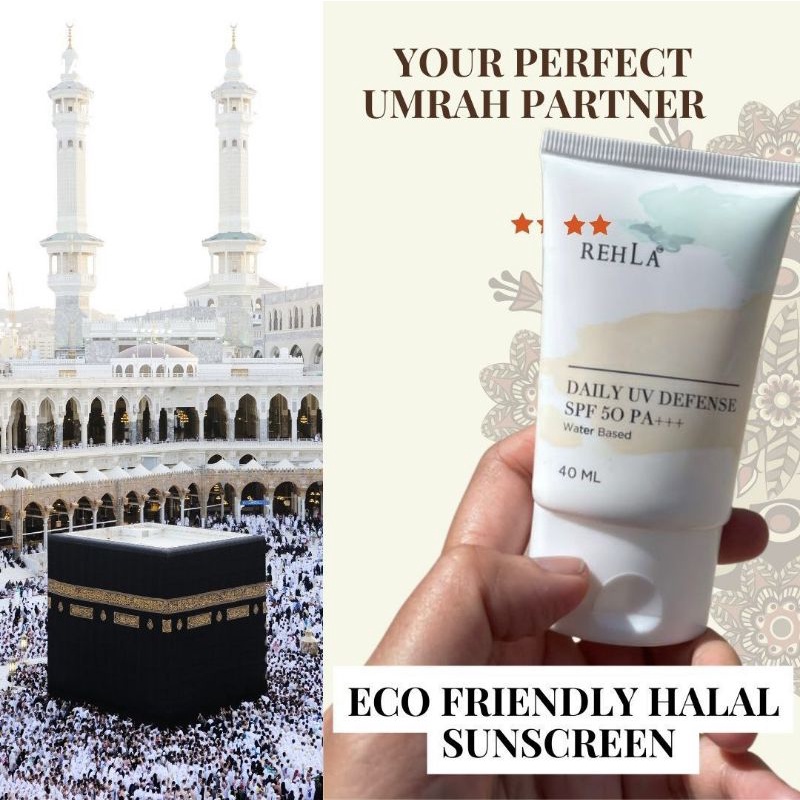 UV Sun Block Cream / Collagen Sunscreen REHLA MESRA IHRAM Daily UV ...