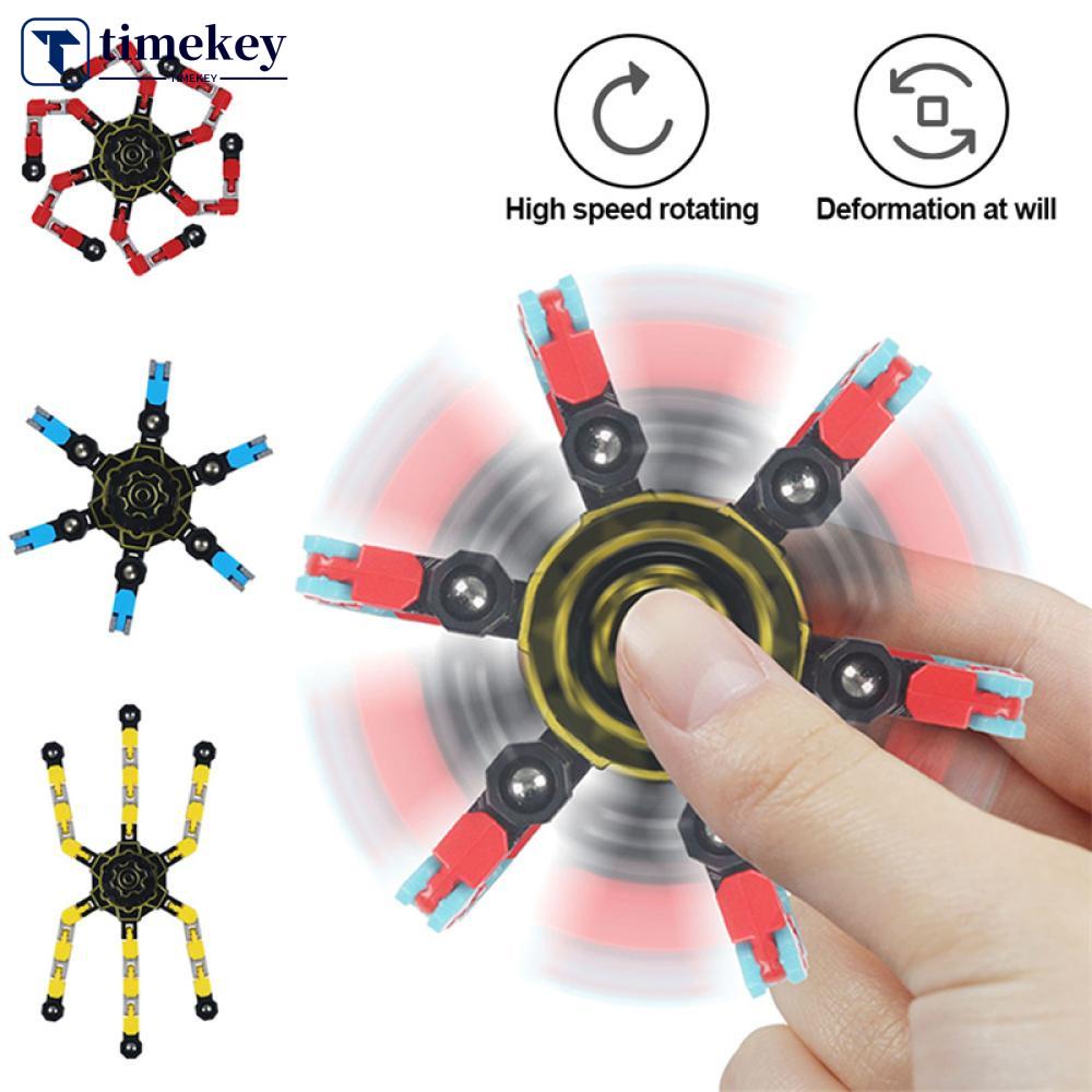 TIMEKEY Finger Spinner Mechanical Fingertip Spinner Stress Relief Toy ...
