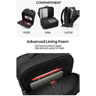 Arctic Hunter i-Walrus Backpack Expandable Business Travel Luggage ...