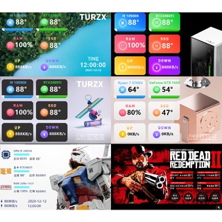 Turing 5 inch IPS Sensor Panel Display Smart Screen Monitor Dynamic ...