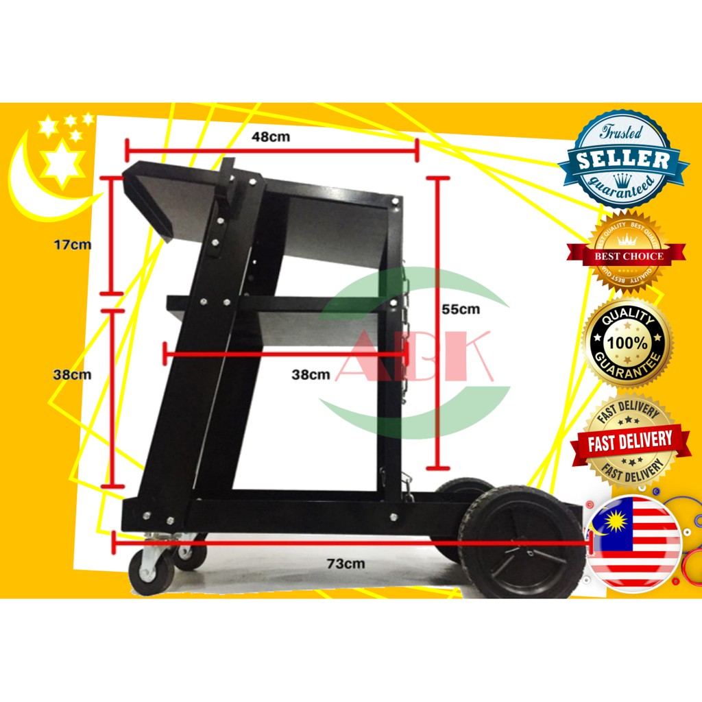 WELDING - MACHINE TROLLEY SET FOR MIG TIG ARC PLASMA CUTTER | Shopee ...