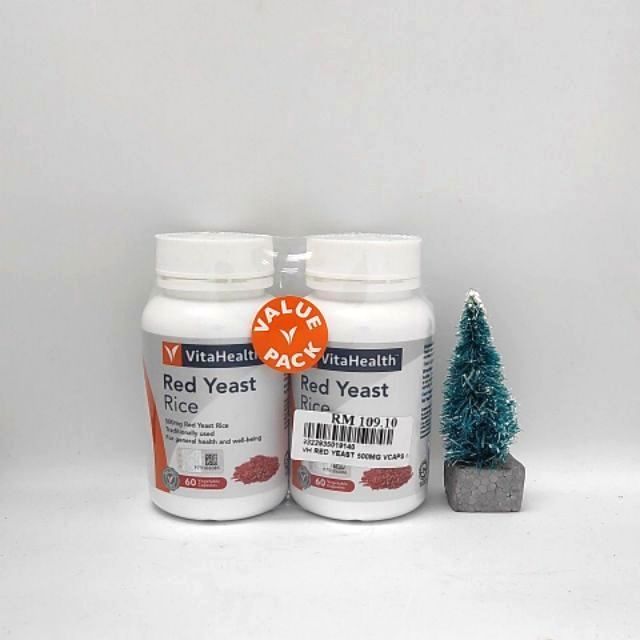 VitaHealth Red Yeast Rice 60'sx2 | Shopee Malaysia