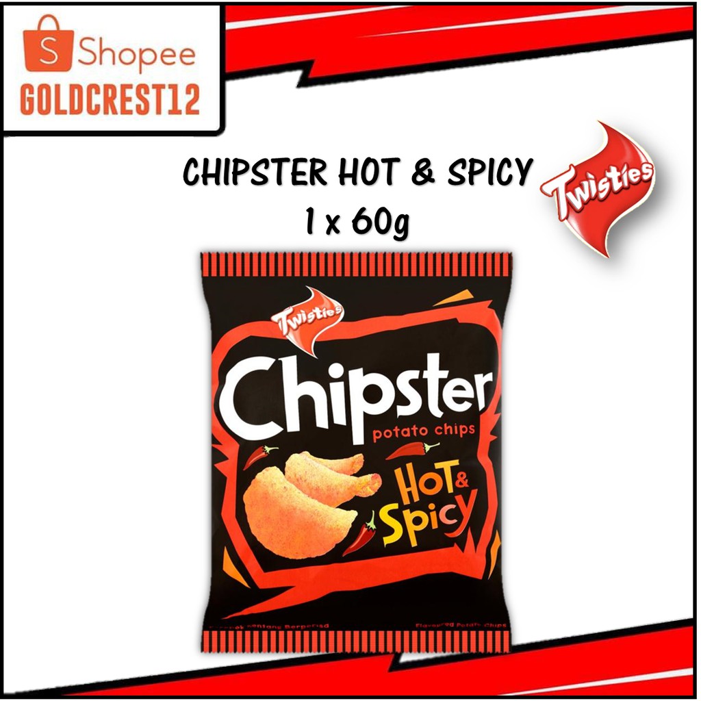 Twisties Chipster Potato Chips Hot & Spicy 60g | Shopee Malaysia
