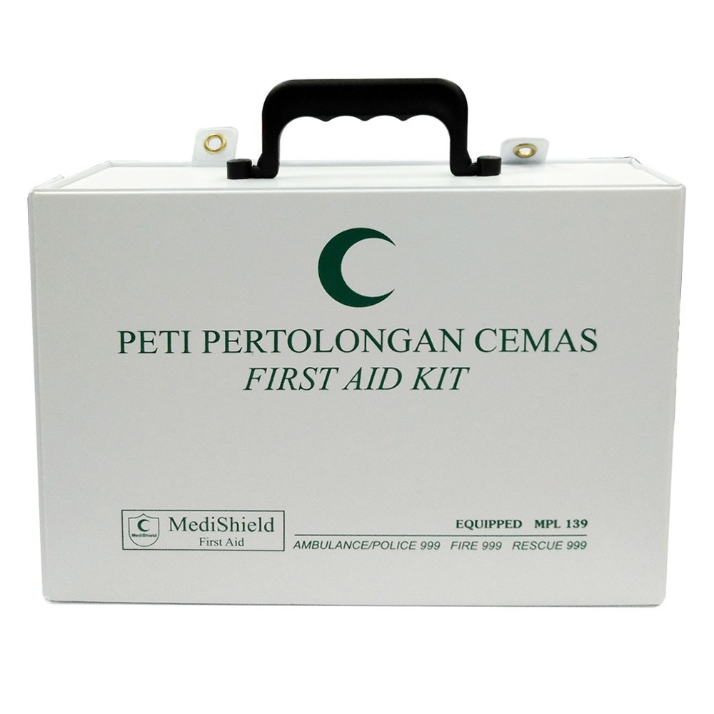 Medishield first aid (peti pertolongan cemas) first aid kit ( box only ...
