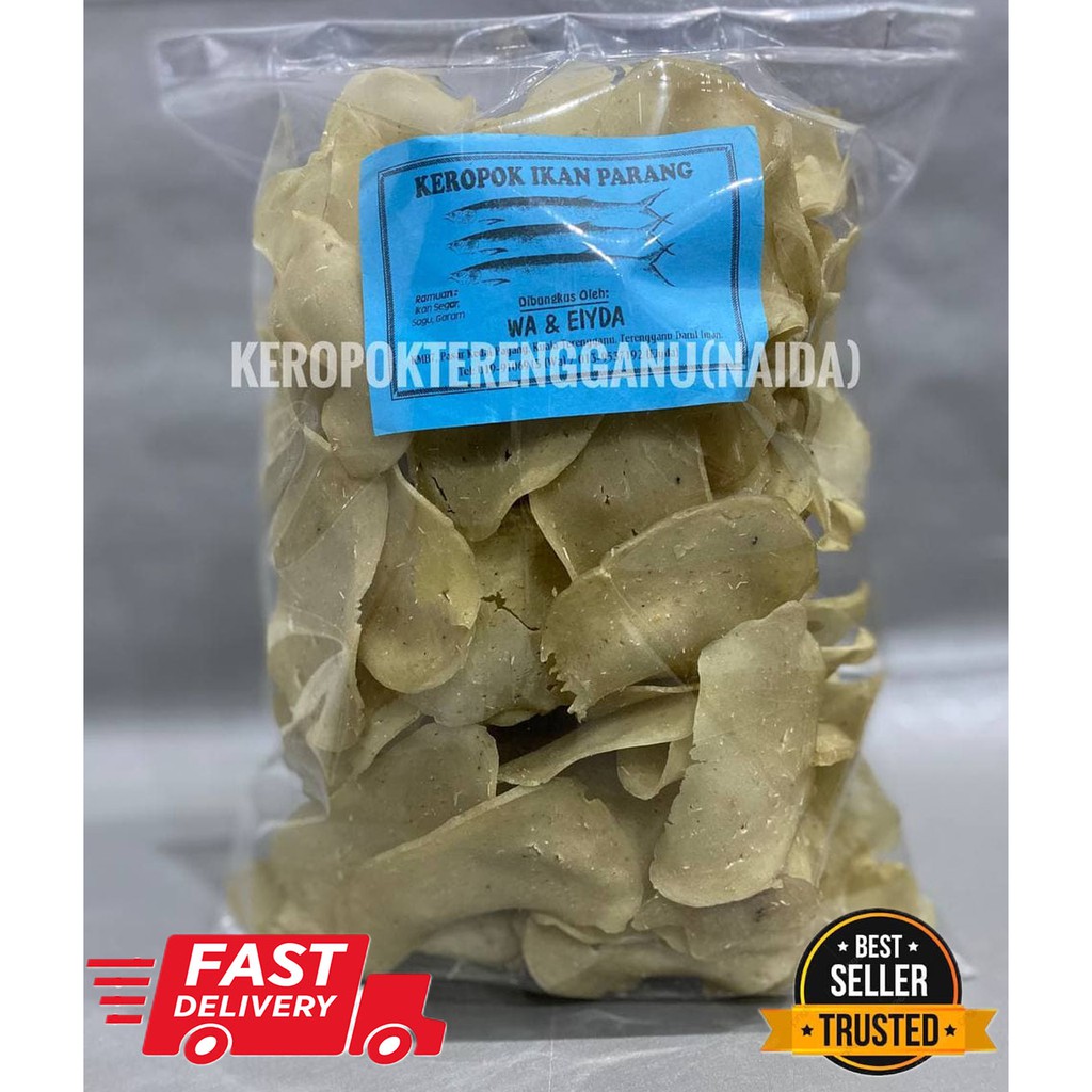 500g Keropok Ikan Parang Asli/Parang Campur Terengganu | Shopee Malaysia