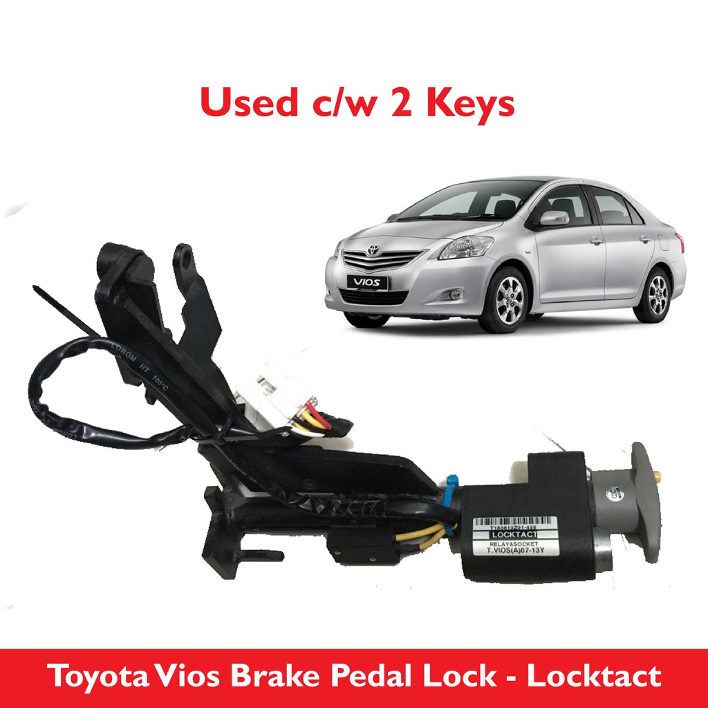 Used Toyota Vios Brake Pedal Lock - Locktact | Shopee Malaysia