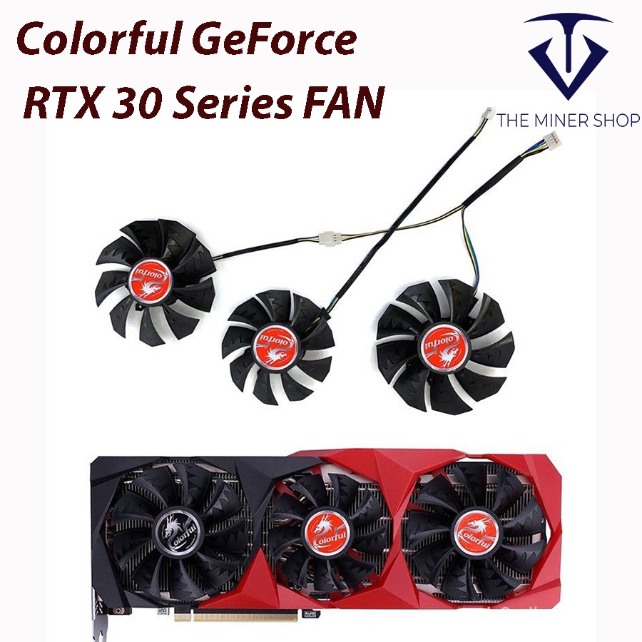 Colorful GeForce RTX 3060 3060Ti 3070 3080 3080Ti 3090 Fan Replacement ...