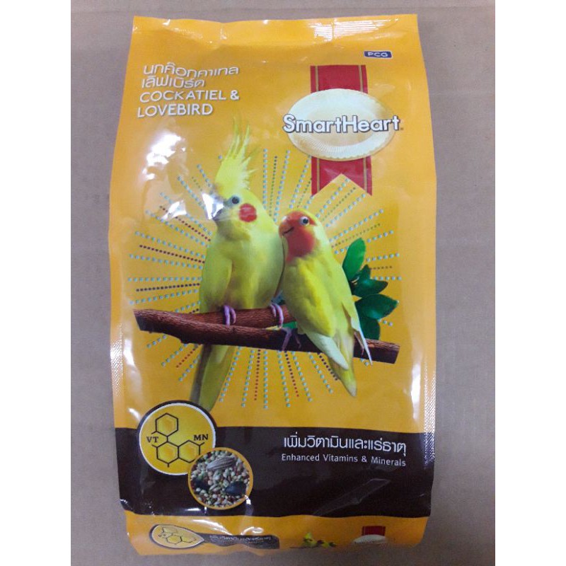 SMART HEART COCKATIAL & LOVEBIRD FOOD 1KG MAKANAN BURUNG SMART HEART ...