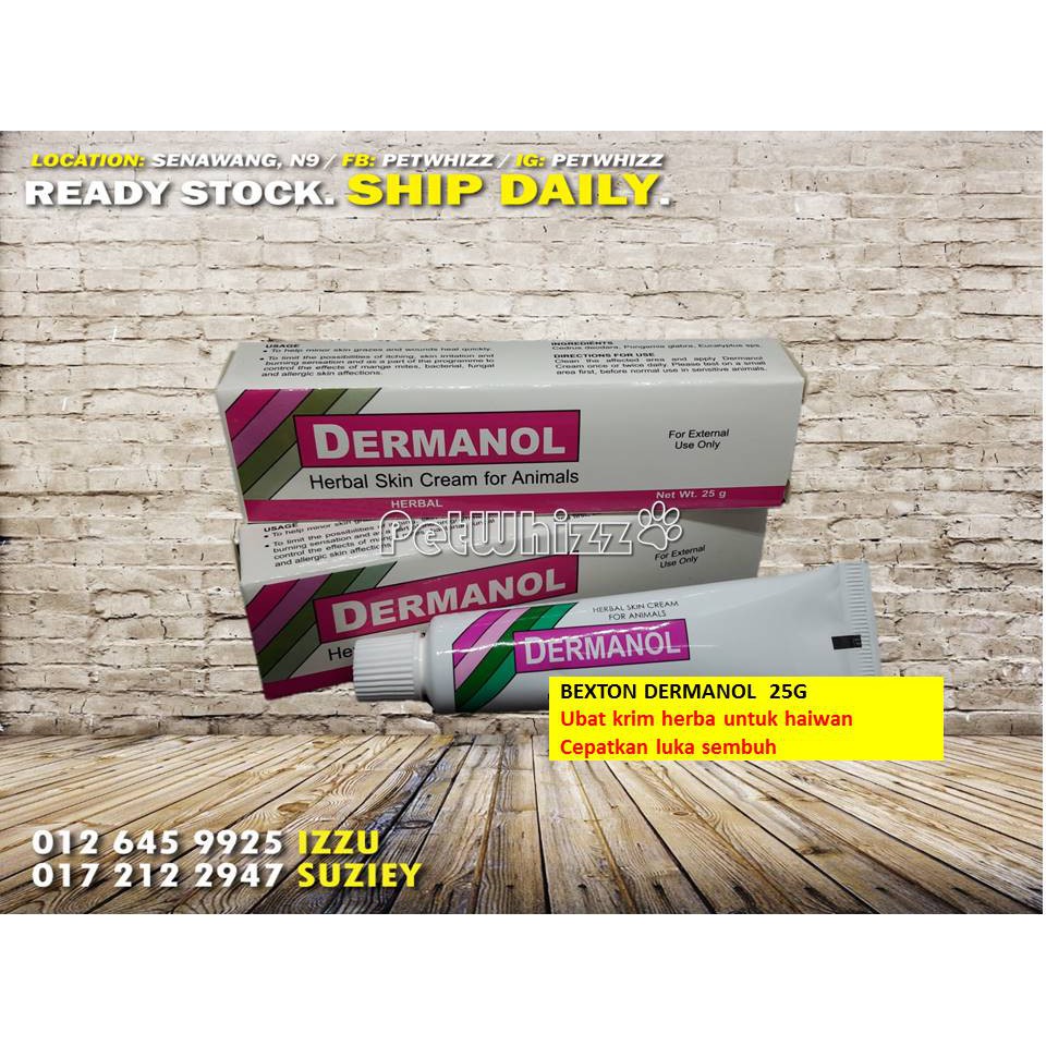 Dermanol Herbal Skin Cream -tube 25G | Shopee Malaysia