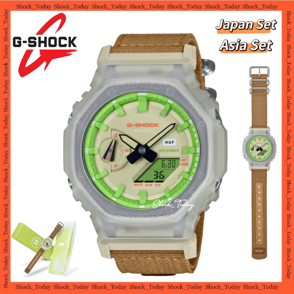 [Ready Stock] Casio G-Shock x HUF Collaboration GA2100HUF-5A ...