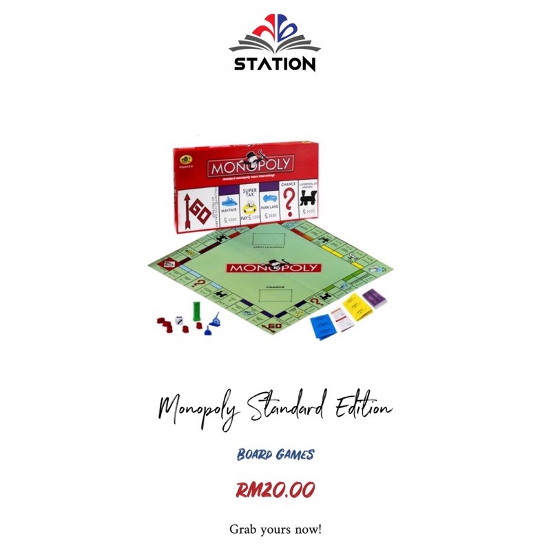 Monopoly Standard Edition | Shopee Malaysia