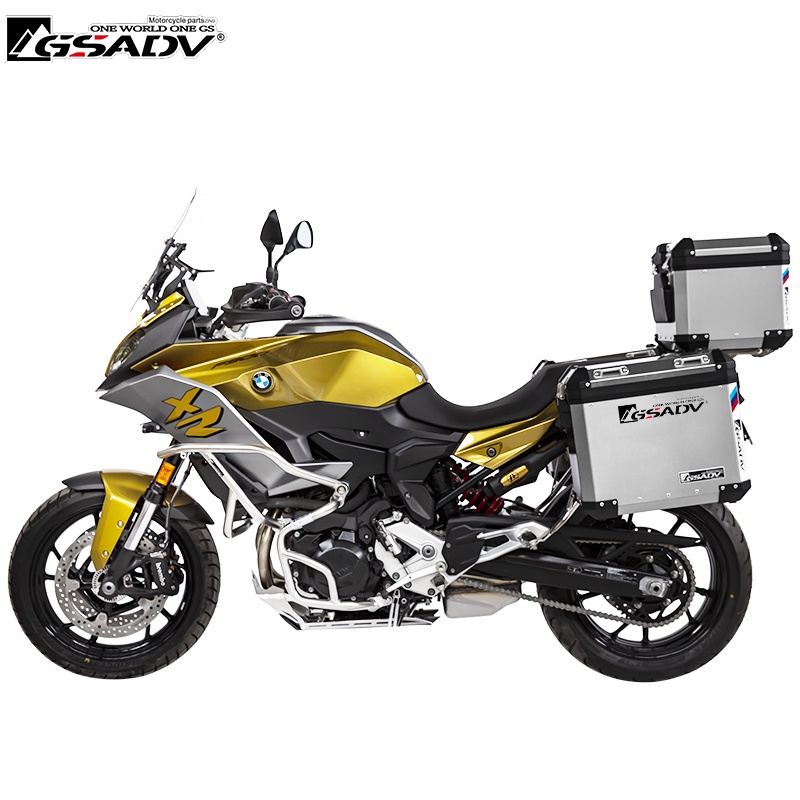 GSADV BMW F900XR Motorcycle Top Box Aluminium & Side Box Aluminium With ...