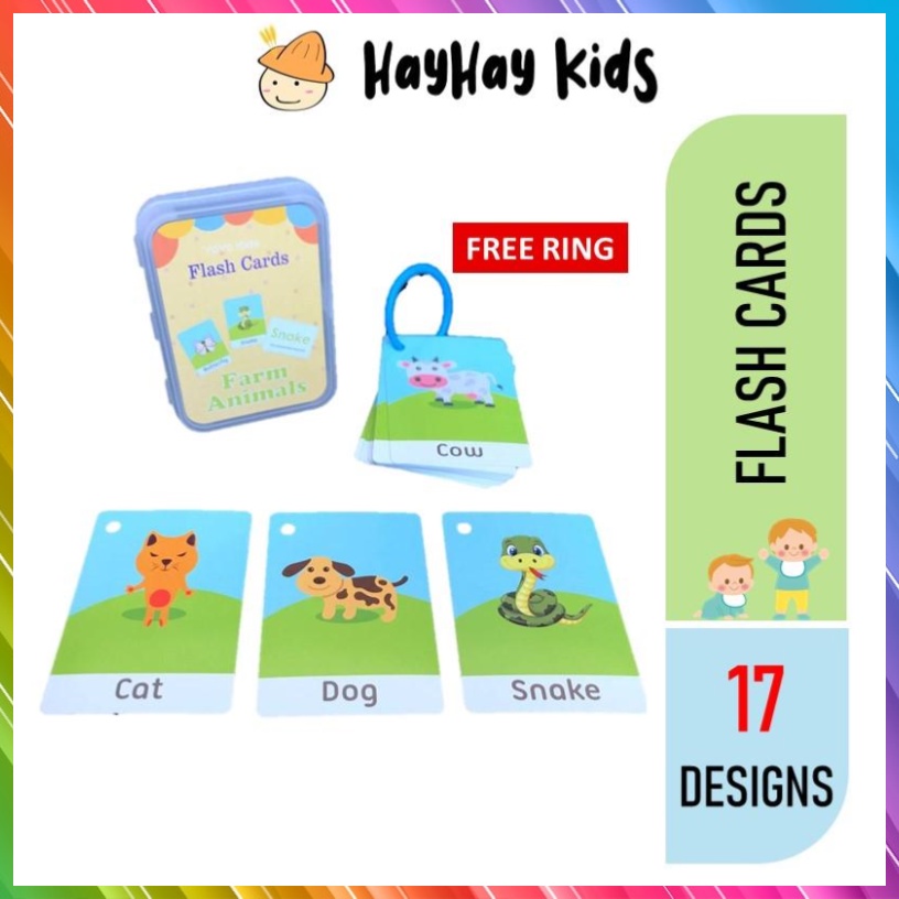 ABC Kad Flash Card Children Early Learning Kids Educational Letter ...