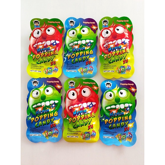 (6 packs) Hepin Popping Candy Gula2 Meletup Mulut | Shopee Malaysia