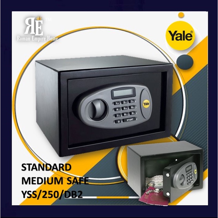 Yale Standard Digital Safe (Medium) YSS/250/DB2 | Shopee Malaysia Yale Standard Digital Safe (Medium) YSS/250/DB2 | Shopee Malaysia