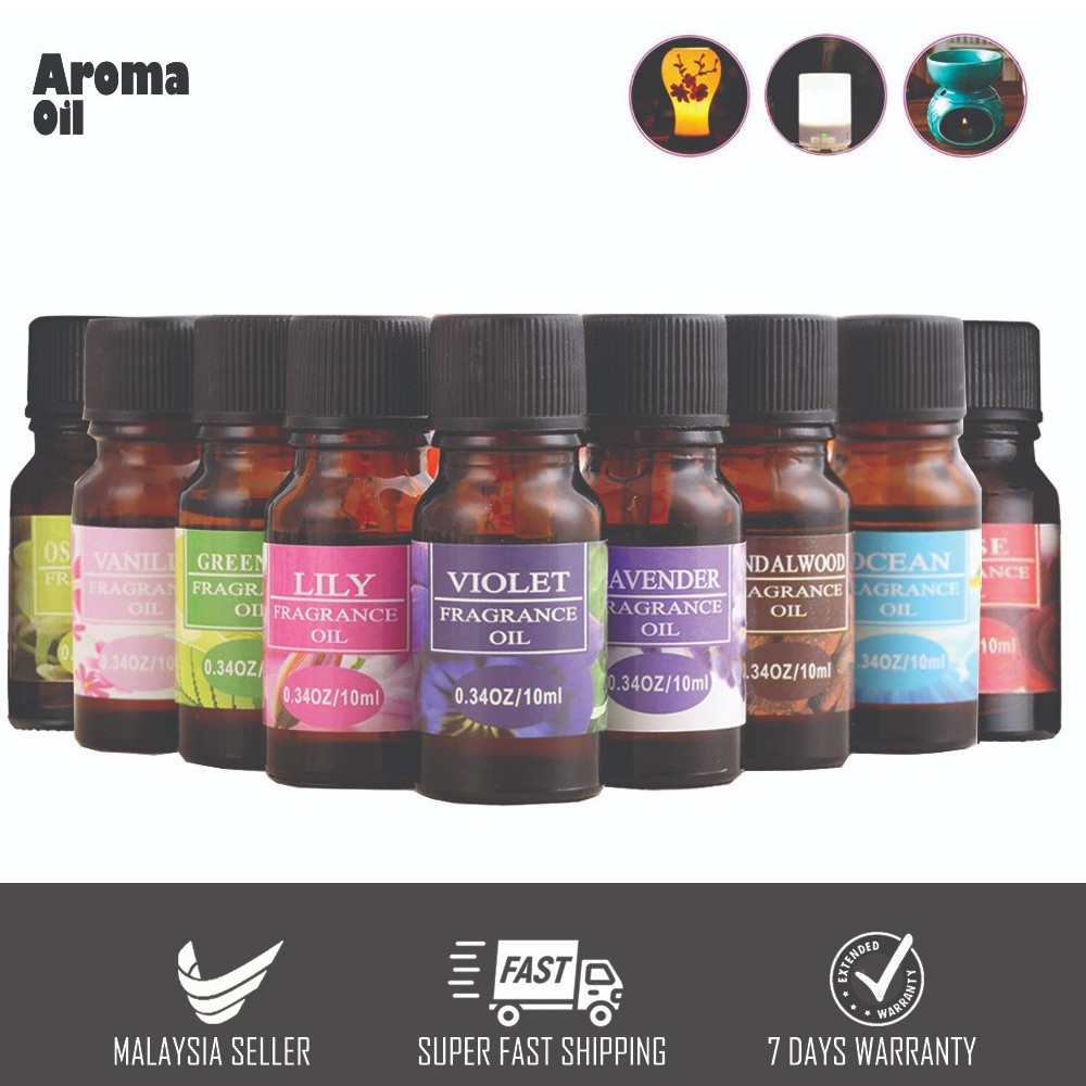 Essential Aroma Fragrance Oil [10ml] - 20 Variations Of Smell/Water ...