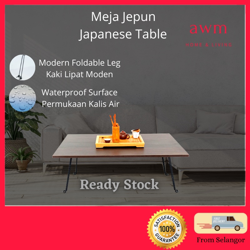 AWM Meja Jepun Murah japanese table foldable meja jepun lipat besar ...