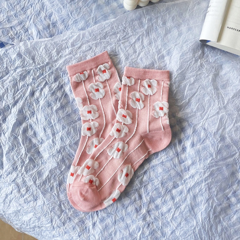 MALAYSIA READY STOCK!1 Pair of Korean Style Women/Lady Small Floral ...