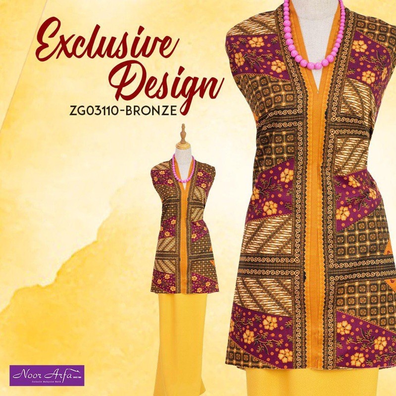 Ready Stock Noor Arfa Batik Exclusive Design | Shopee Malaysia