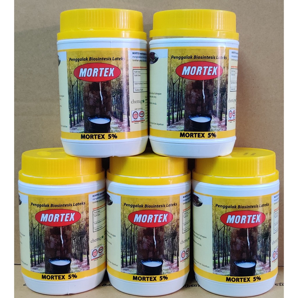 MORTEX 5% - PENGGALAK SUSU GETAH 500g | Shopee Malaysia