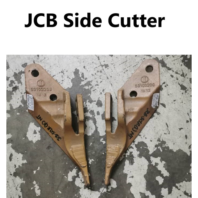 JCB Side Cutter 1 set ( Left and right side)/JCB Bucket side cutter ...